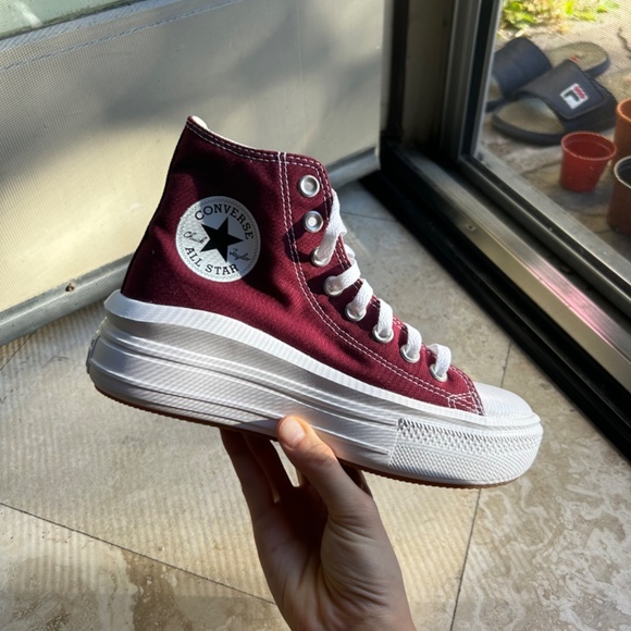 Converse | Shoes | Converse Chuck Taylor All Star Move Hi High Top 65 ...